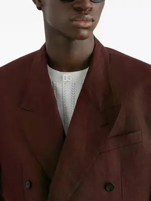 Dolce & Gabbana Sicilia Light Double-breasted Linen Jacket