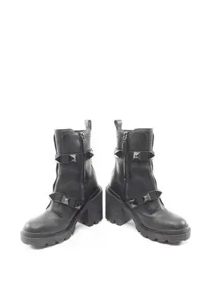 Valentino Garavani Studded Leather Ankle Boots