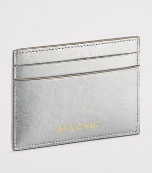 BVLGARI Metallic Leather Serpenti Forever Card Holder