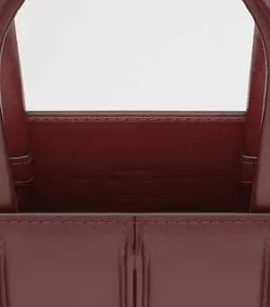 Max Mara Micro Quilted Whitney Top-handle Bag - Red