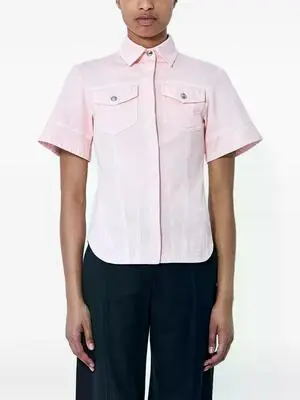 Sportmax Short-sleeve Shirt With Patch Pockets