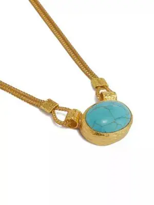 OTTOMAN HANDS Daphne Turquoise Pendant Necklace