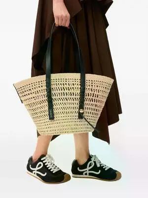 Loewe Braided Basket Shoulder Bag - Neutrals
