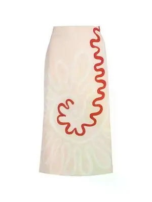 Cala De La Cruz Printed Skirts