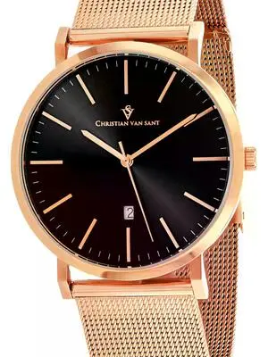 CHRISTIAN VAN SANT Mesh-strap 41mm Watch - Black