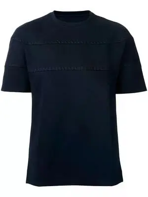 WOOYOUNGMI Stitching Detail T-shirt - Blue