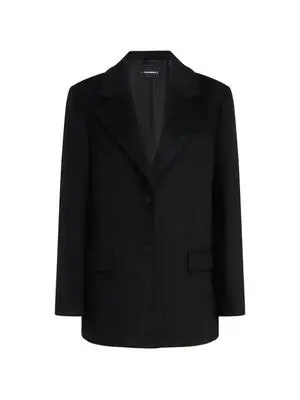 Karl Lagerfeld Single-breasted Felted Coat