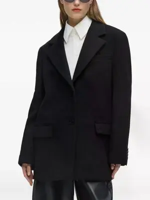 Karl Lagerfeld Single-breasted Felted Coat