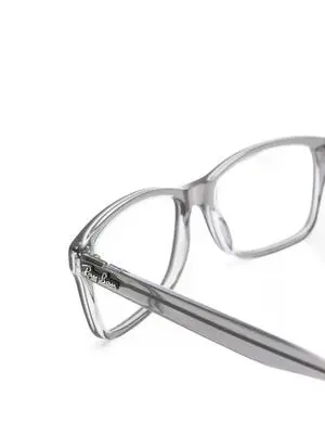 Ray-ban Rectangle Frame Eyeglasses - Grey