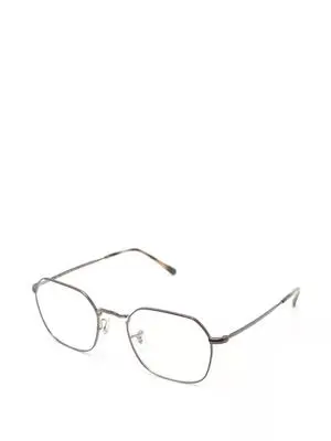 Ray-ban Geometric Frame Eyeglasses - Brown