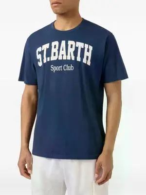 MC2 SAINT BARTH St. Barth Sport Club Print T-shirt - Blue