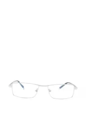 S.t. Dupont Rectangle Frame Eyeglasses - Silver