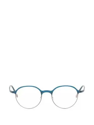 SILHOUETTE Round-frame Glasses - Blue