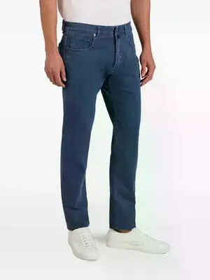 Incotex Dark Five-pocket Slim Fit Trousers