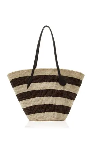 LIFFNER Sprout Large Straw Basket Tote Brown