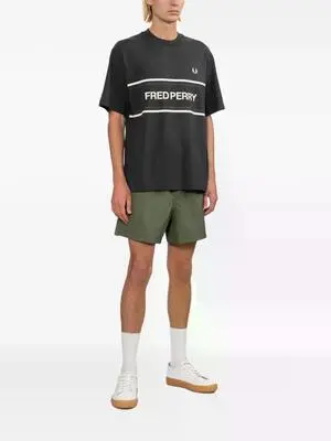 Fred Perry Logo-print T-shirt - Grey