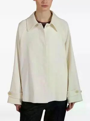 SLOWEAR Pleat-detail Wide-fit Jacket