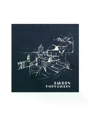 Ralph Lauren Graphic-print Scarf - Blue