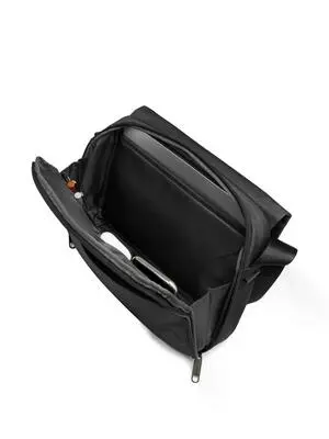 PIQUADRO Textured Foldover Messenger Bag