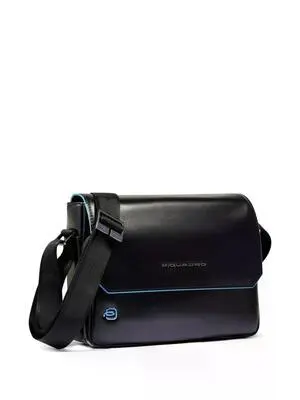 PIQUADRO Logo Plaque Shoulder Bag