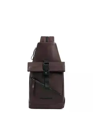PIQUADRO Convertible Backpack Sling Bag - Brown
