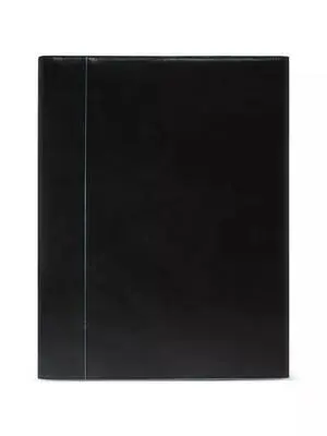 PIQUADRO Contrast-stitch Leather Clipboard
