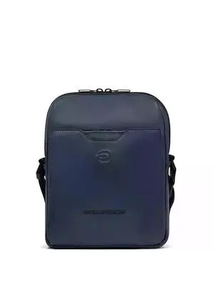 PIQUADRO Leather Ipad Cross Body Bag - Blue