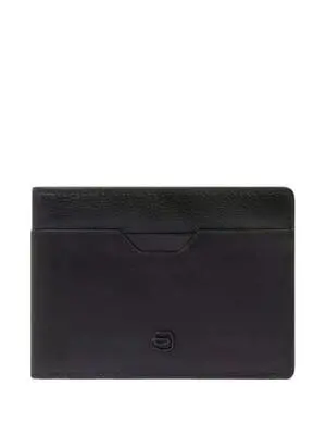 PIQUADRO Flip-up Wallet Black