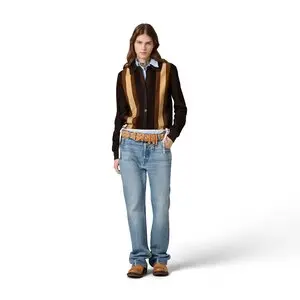 Miu Miu Five-pocket Washed Denim Jeans