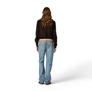 Miu Miu Five-pocket Washed Denim Jeans