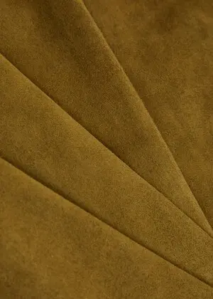 Stouls Halterneck Stretch-suede Top - Bronze