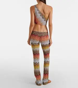 Missoni Wave Lame Slim Pants - Multicoloured