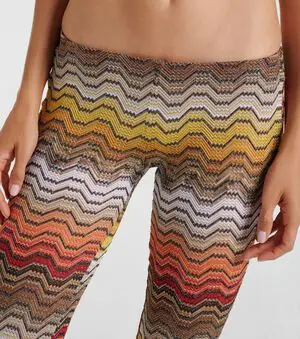 Missoni Wave Lame Slim Pants - Multicoloured