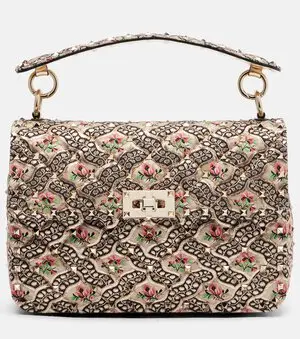 Valentino Garavani Rockstud Spike Medium Top-handle Bag - Multicoloured
