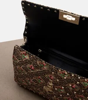 Valentino Garavani Rockstud Spike Medium Top-handle Bag