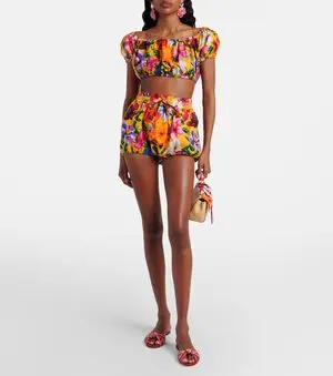Dolce & Gabbana Floral Cotton Shorts