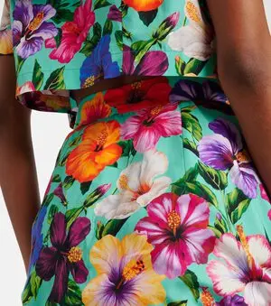 Dolce & Gabbana Floral Cotton Shorts