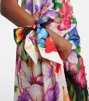 Dolce & Gabbana Floral Silk Twill Scarf - Multicoloured