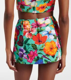 Dolce & Gabbana Floral Print High-waisted Shorts