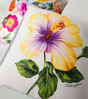 Dolce & Gabbana Floral Silk Twill Cushion