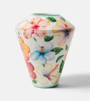 Dolce & Gabbana Floral Ceramic Vase - Multicoloured