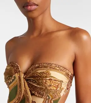 Zimmermann Mahon Paisley Print Swimsuit - Multicoloured