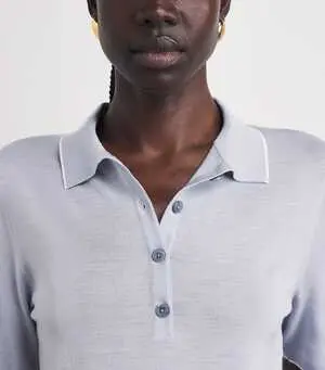 Eleventy Fine Wool Polo Sweater