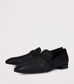 CHRISTIAN LOUBOUTIN Dandydeco Jacquard Loafers