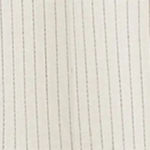 Dunhill Pinstripe Wool, Silk And Linen Trousers