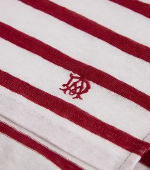 Dunhill Linen-cotton Stripe T-shirt