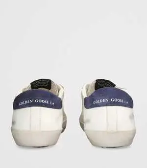 GOLDEN GOOSE Old School Velcro Leather Sneakers