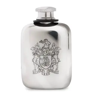 Dunhill Mini Armorial Flask - Brown