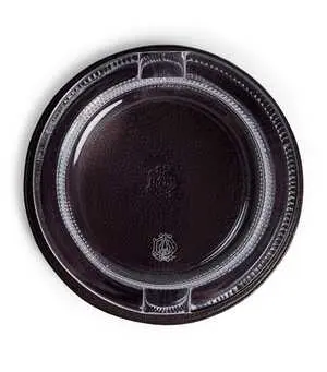Dunhill Crystal Ashtray With Leather Base