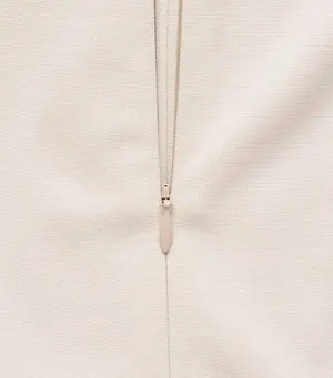 Eleventy Zip-up Midi Dress With Drawstring Waist